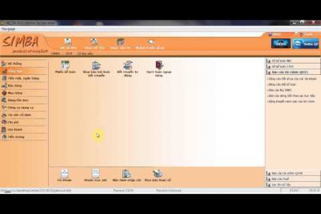 Hướng dẫn sử dụng phần mềm Simba: Các thao tác khi sang năm tài chính mới